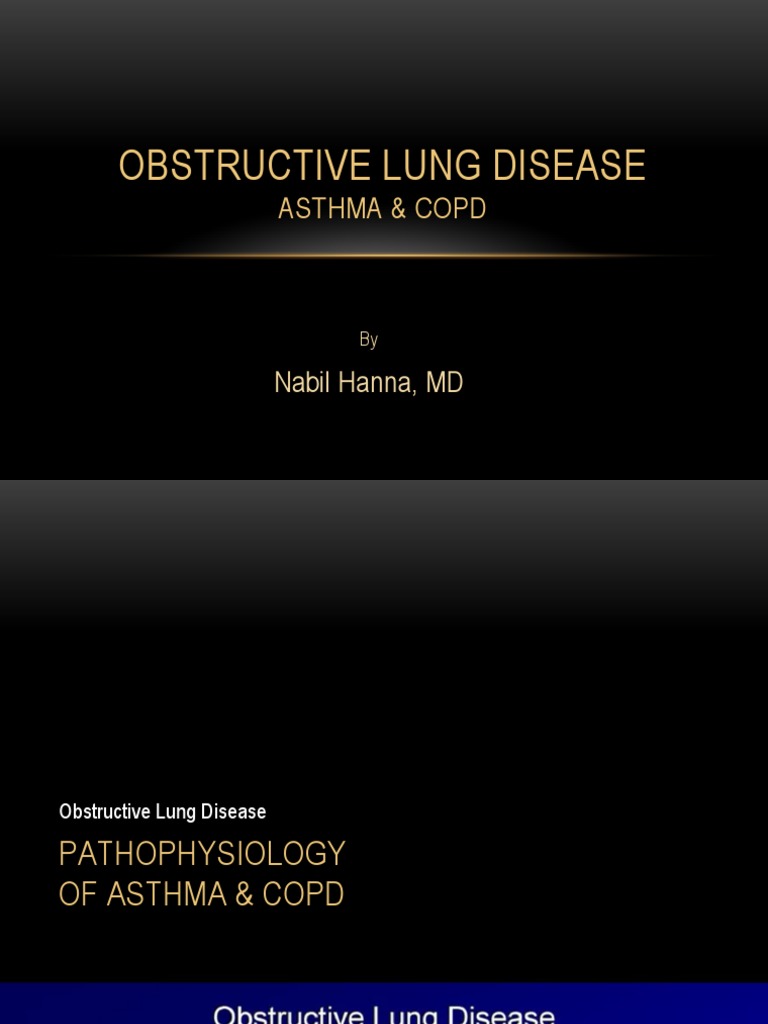 Obstructive Lung Disease | PDF | Asthma | Chronic Obstructive Pulmonary ...