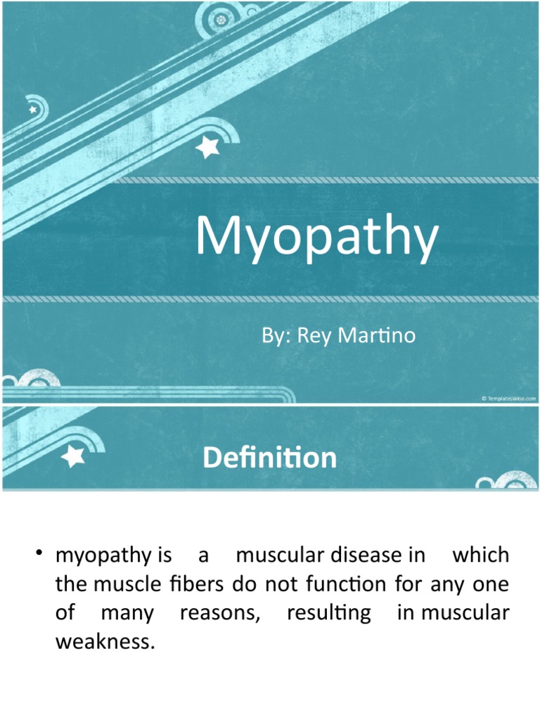 Myopathy (General) | Musculoskeletal System | Dance Science