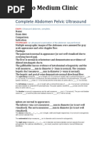 ULTRASOUND Abdomen Normal Measurements | PDF | Gallbladder | Fetus