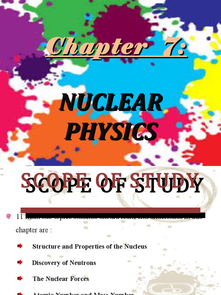 Nuclear Physics | PDF | Atomic Nucleus | Nuclear Force
