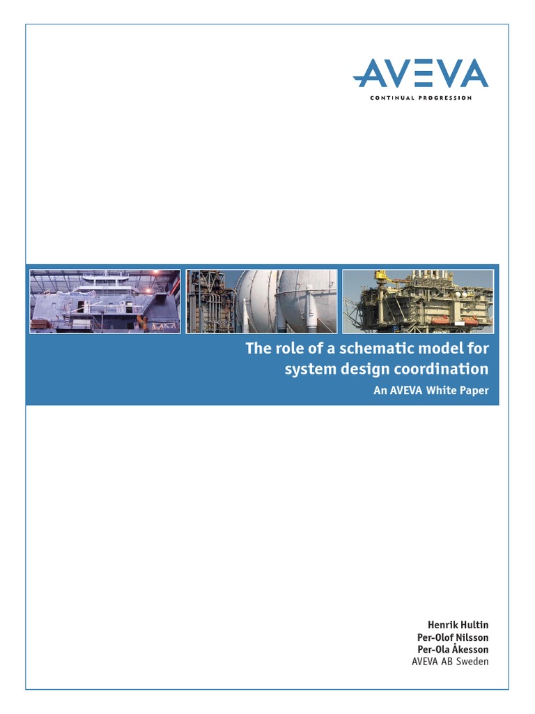 AVEVA White Paper Schematic Model PDF | PDF | Databases | 3 D Computer ...