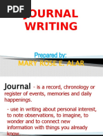 Sample Daily Journal Entry Guide | PDF