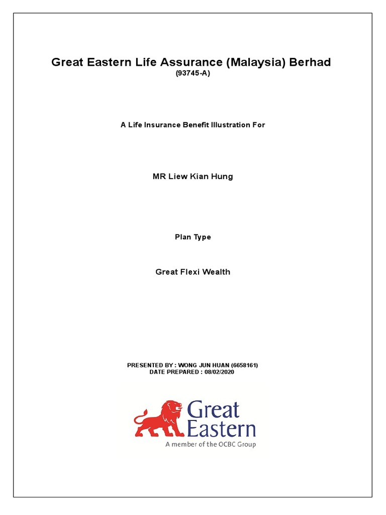 Great Eastern Life Assurance (Malaysia) Berhad: MR Liew Kian Hung ...