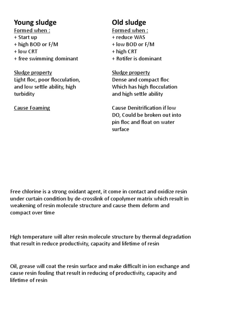 Young Sludge Old Sludge | PDF | Steam | Water