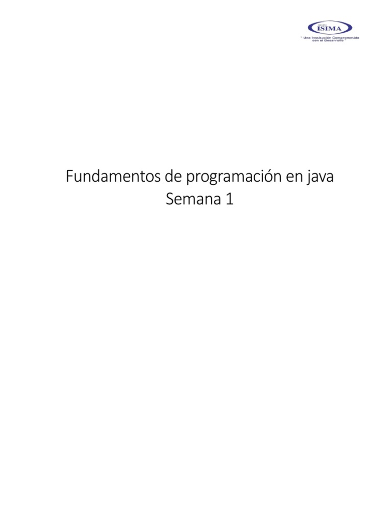 Semana 1 Fundamentos de Programacion | PDF | Algoritmos | Lenguaje de ...