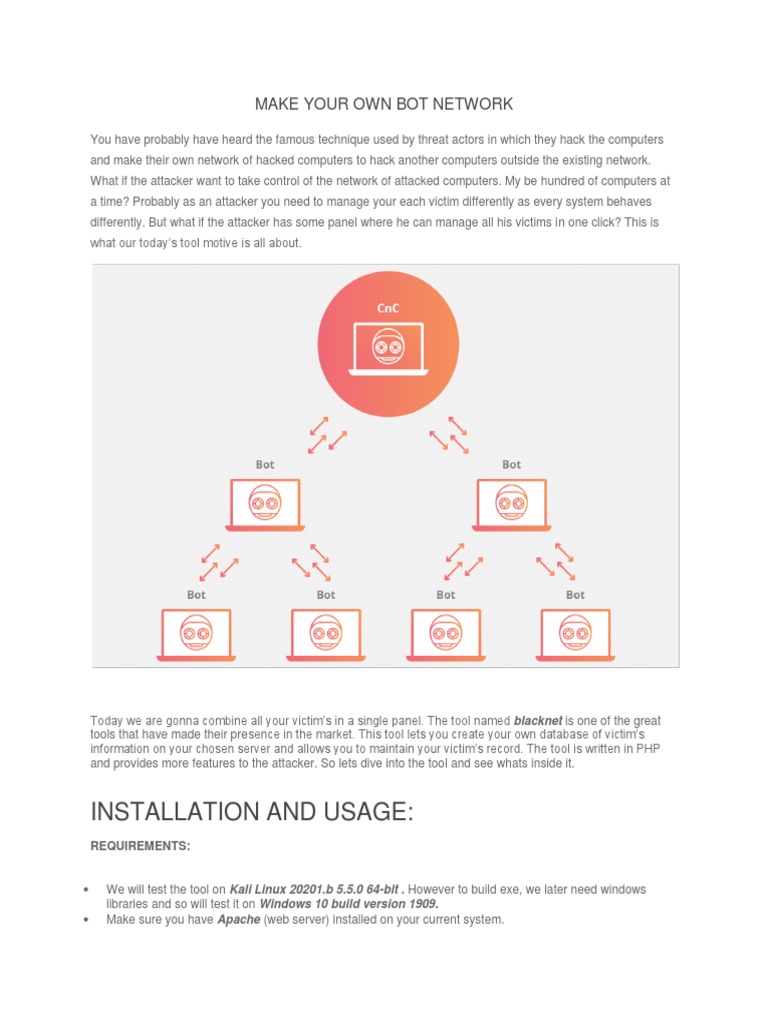 Make Your Own Bot Network | PDF