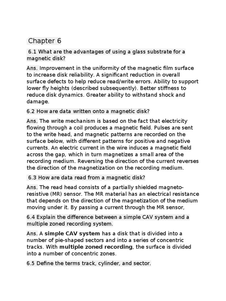 Exercises | PDF | Central Processing Unit | Input/Output