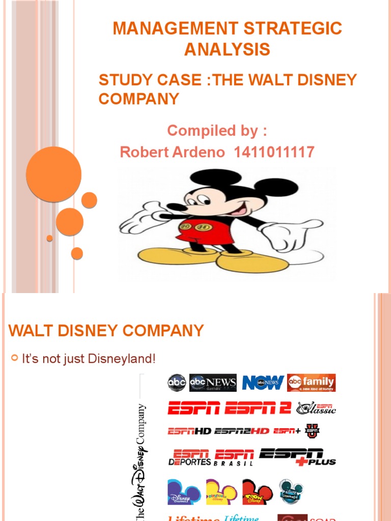 Management Strategic Analysis: Study Case:The Walt Disney Company | PDF ...
