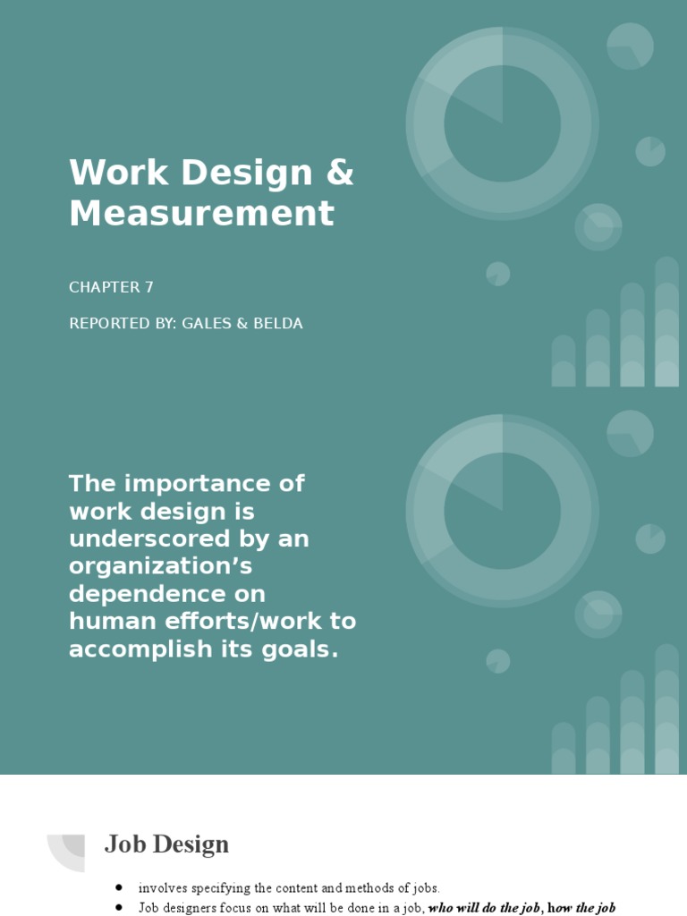 Work Design & Measurement | PDF | Occupational Safety And Health ...