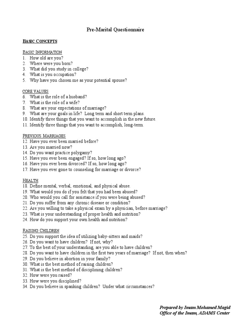 Pre-Marital Questionnaire Insights | PDF | Feeling | Anger