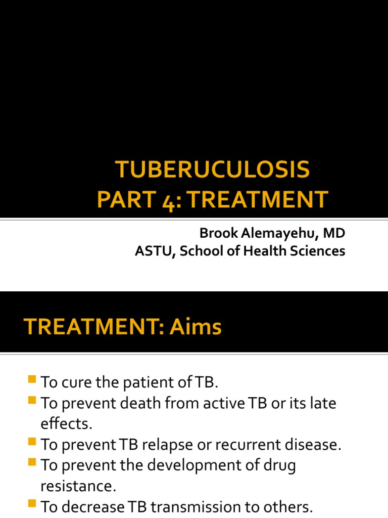 TB RX Part 4 | PDF | Tuberculosis | Public Health