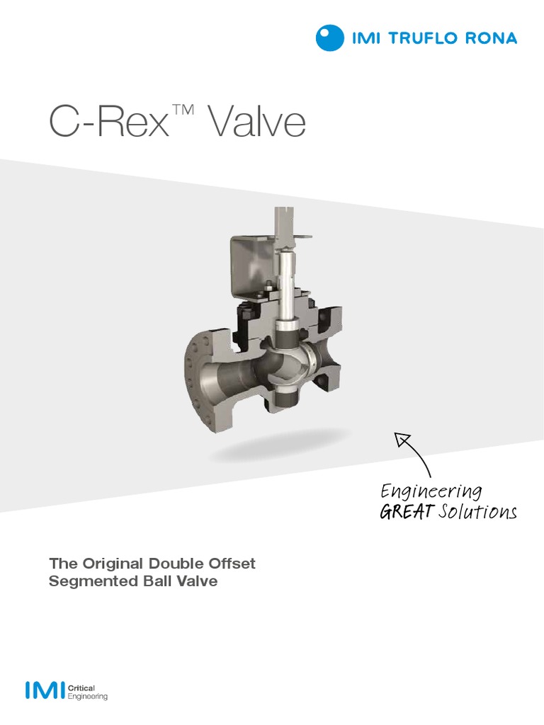 IMITruflo Rona - C-Rex Valve | PDF | Valve | Machines
