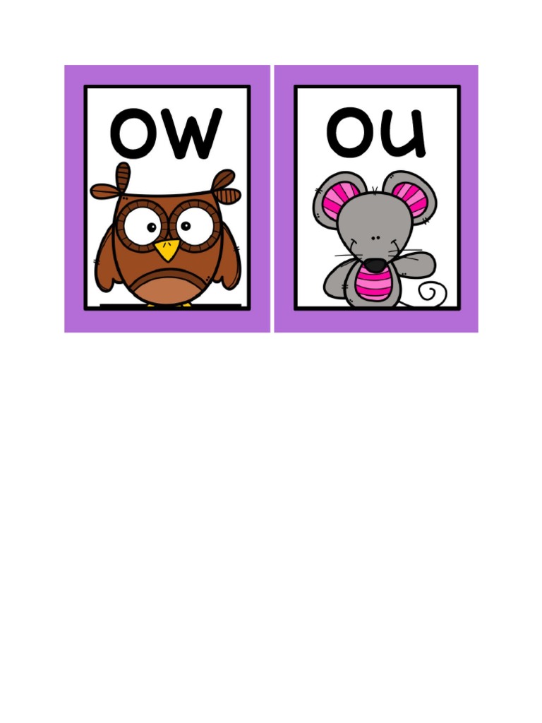 Ou-Ow Sound Poster | PDF