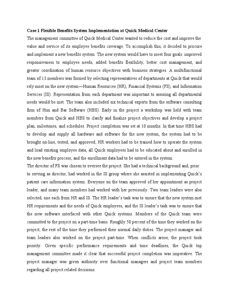 Case Study 1 | PDF | Human Resource Management | Economies