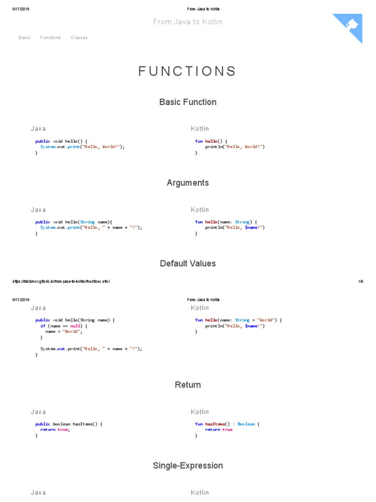 A Guide to Functions in Kotlin: Converting Java Code to Kotlin ... A Guide to Functions in Kotlin: Converting Java Code to Kotlin ...