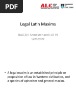 Legal Latin Phrases | PDF | Common Law | Jargon