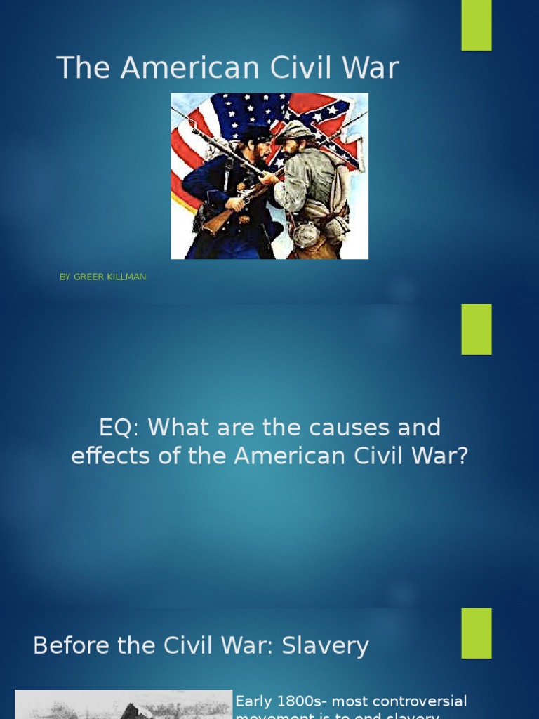 The American Civil War | PDF | American Civil War | Confederate States ...