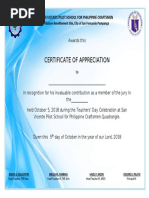 Certificate For Runners Up in Pageant | PDF | Home & Garden
