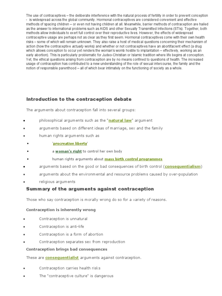 Conttraception Assignment | PDF | Birth Control | Confidentiality