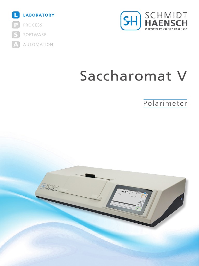 SH Saccharomat-V ENG 23052019 PDF | PDF | Sucrose | Optics