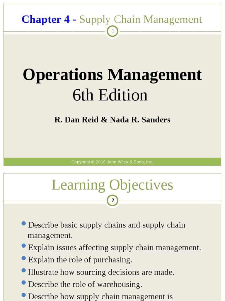 Supply Chain Management | PDF | Supply Chain Management | Supply Chain