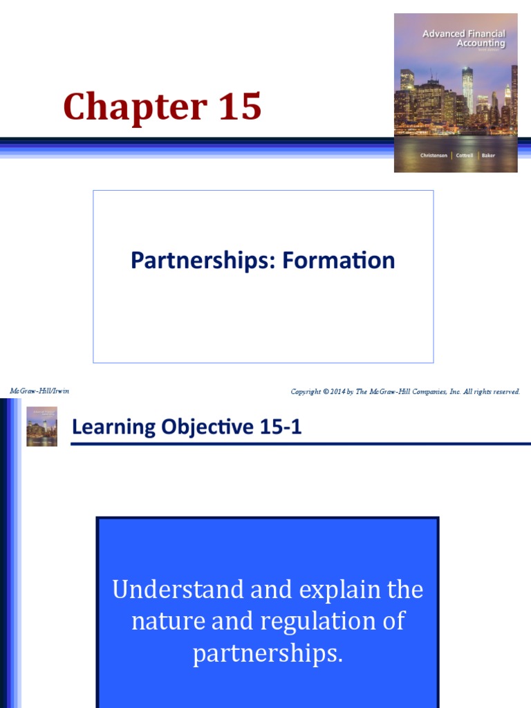 CHP 15 Formation | PDF | Limited Liability Partnership | Law