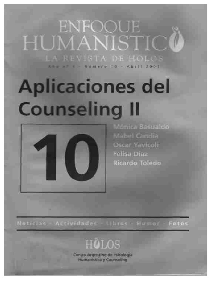 Enfoque Humanistico | PDF | Empatía | Alma