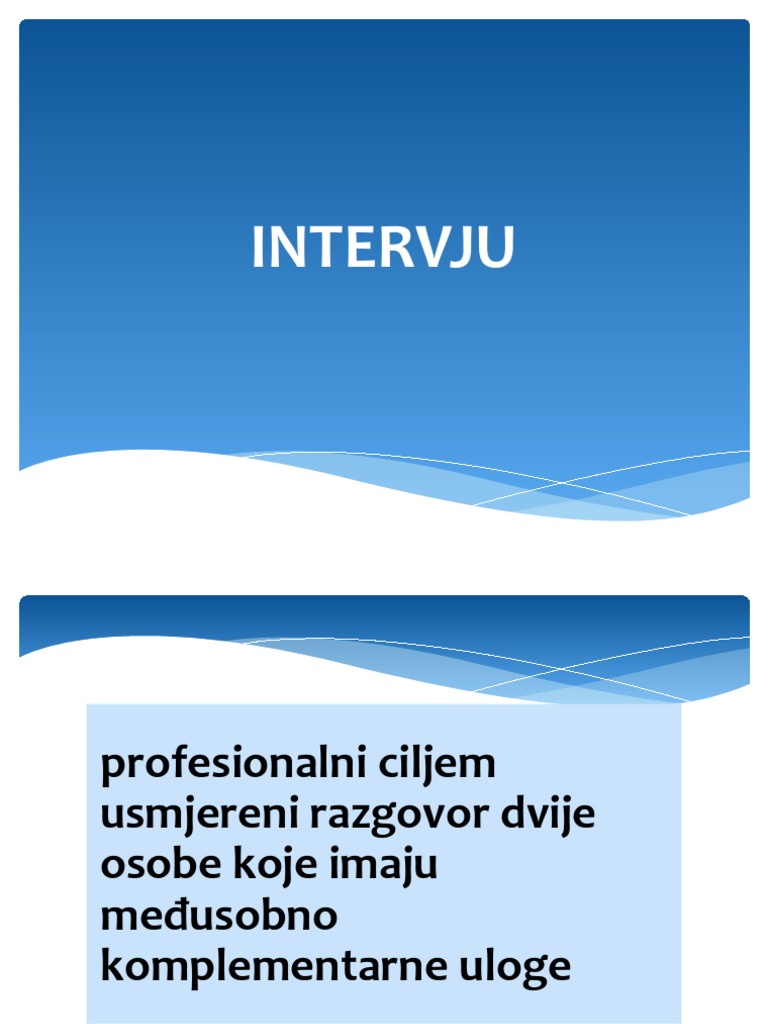 INTERVJU | PDF