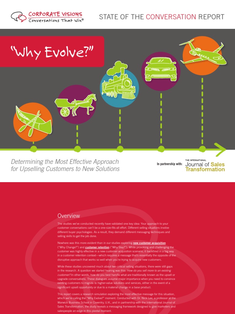 Report Why Evolve | Download Free PDF | Sales | Marketing