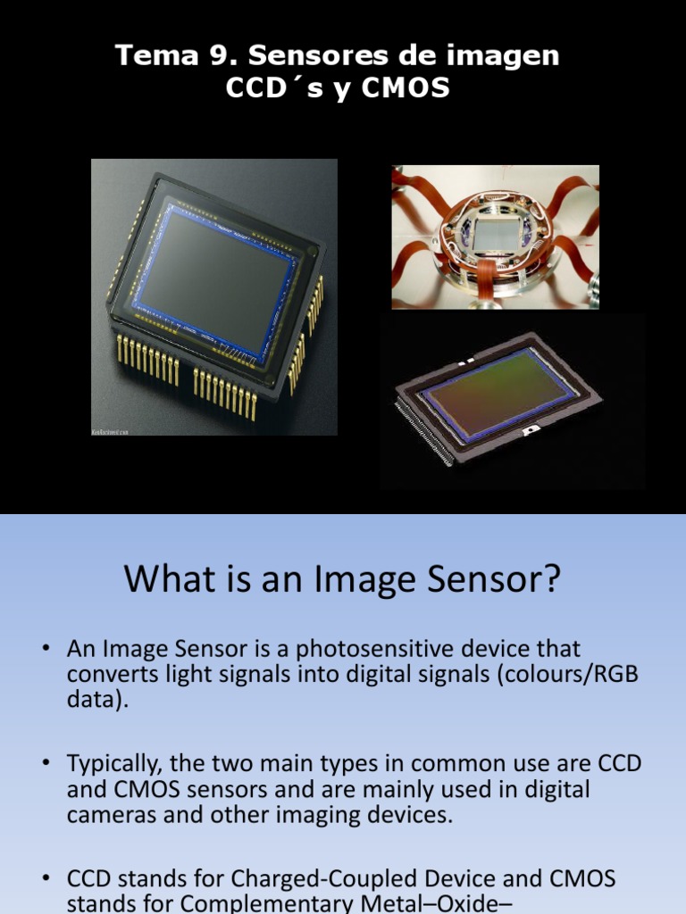 Sensores de Imagen CCDs y CMOS | PDF | Charge Coupled Device | Electronic Engineering