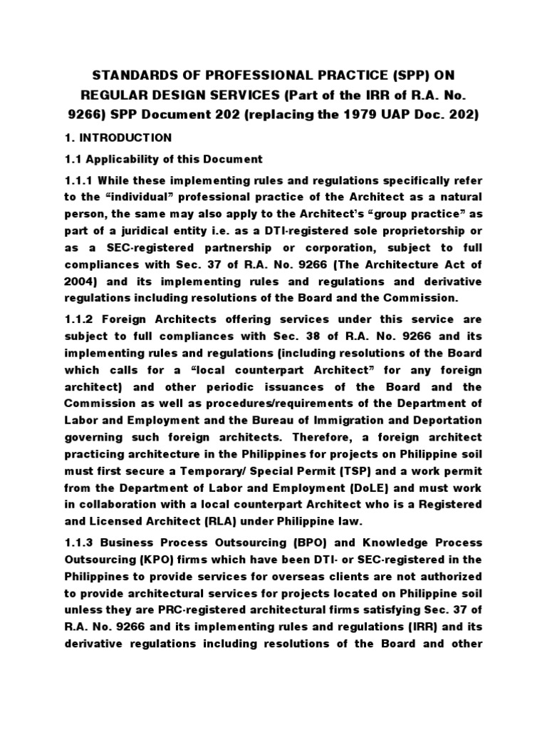 SPPP PDF | Download Free PDF | Architect | Per Diem