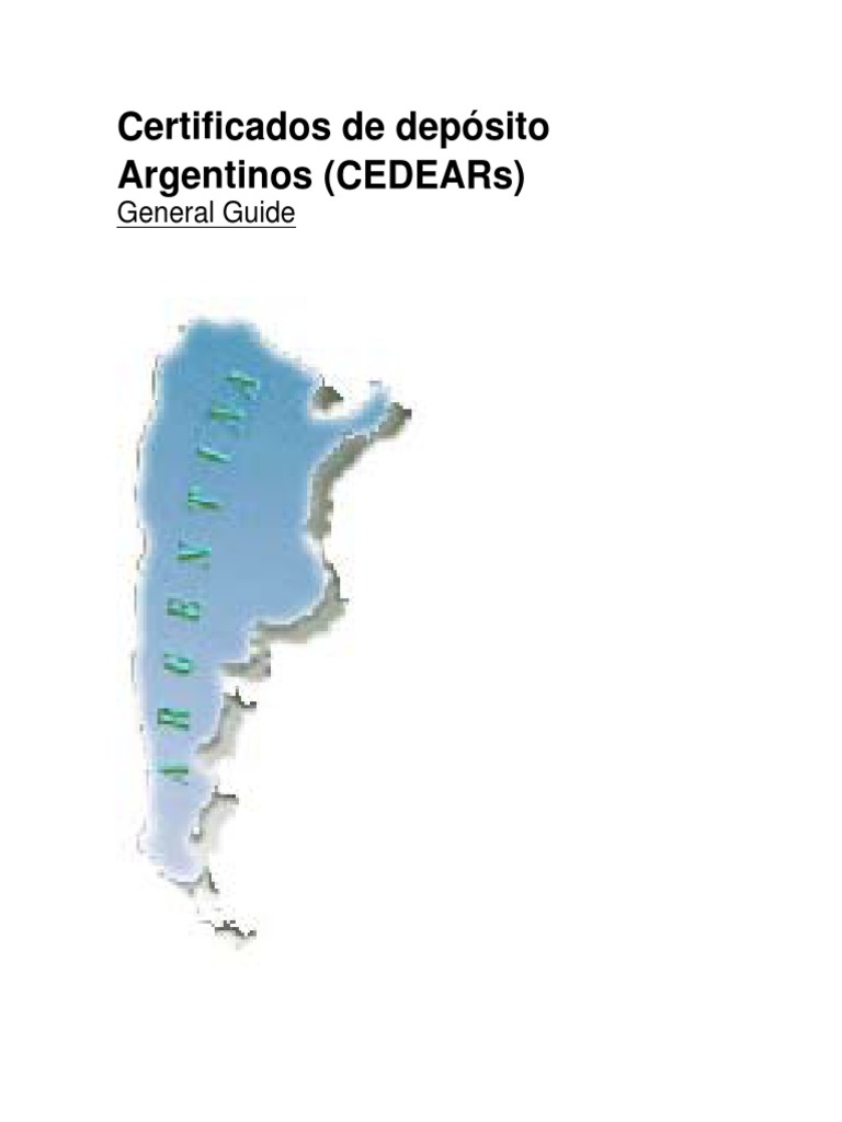Cedear-Guide-English - Updated 09022007 Def PDF | PDF | American ...