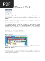 ELEMENTOS DE LA PANTALLA INICIAL DE MICROSOFTWORD (Luis Andres Salinas Hernandez 6°C) | PDF