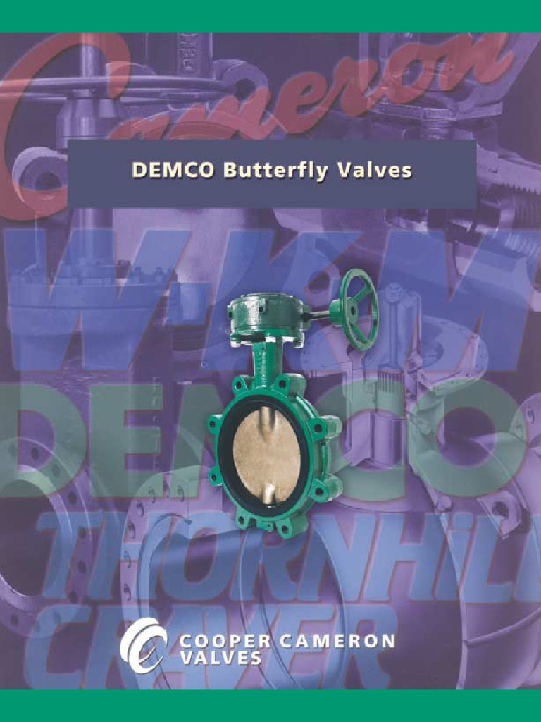 Demco Butterfly Valve | PDF | Valve | Stainless Steel