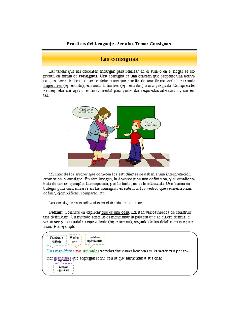 Definición y Ejemplos de Consignas | PDF | Cetacea | Orca