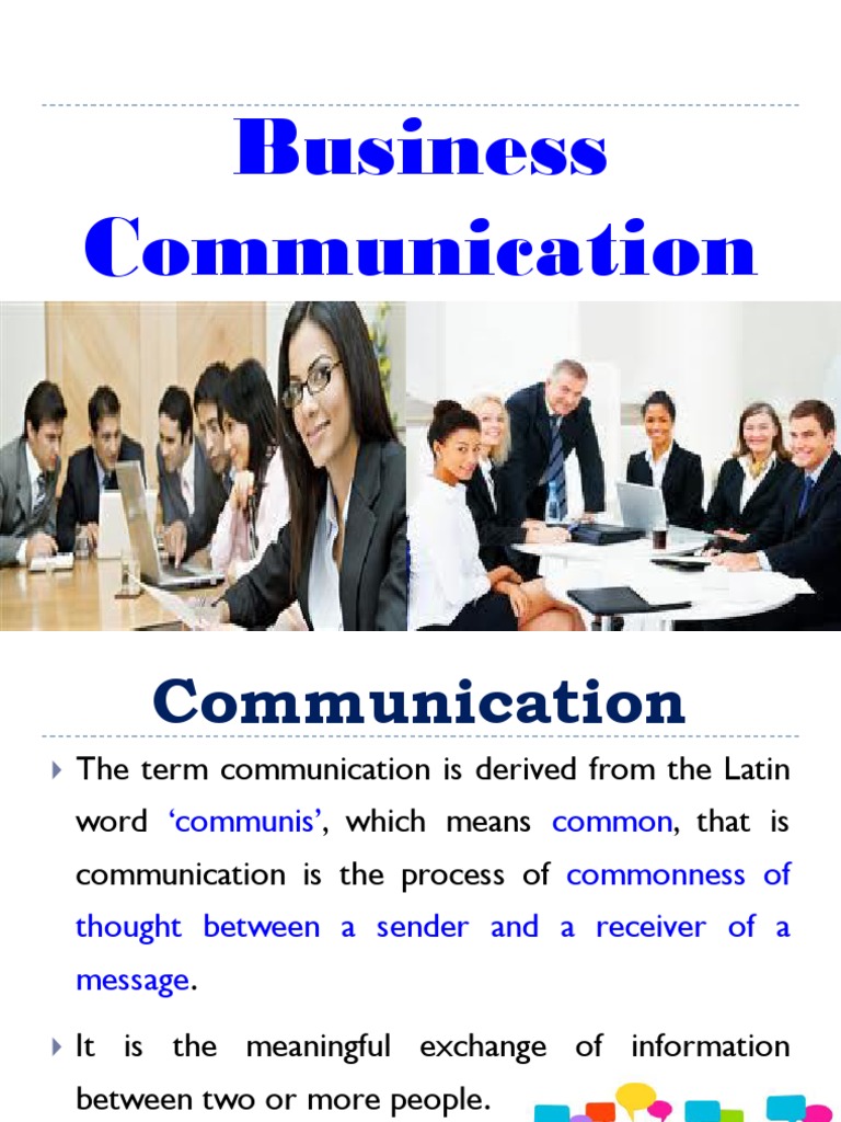 Understanding Business Communication | PDF | Nonverbal Communication ...