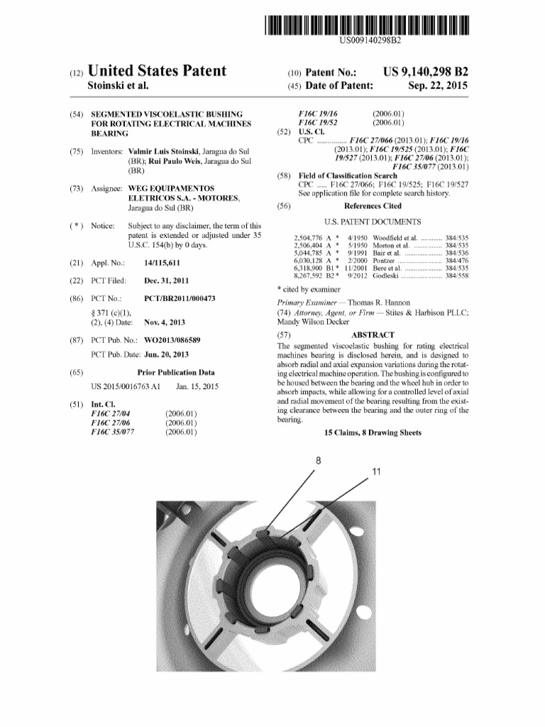 Segmented Bearing Bushing | PDF | Bearing (Mechanical) | Electric Motor
