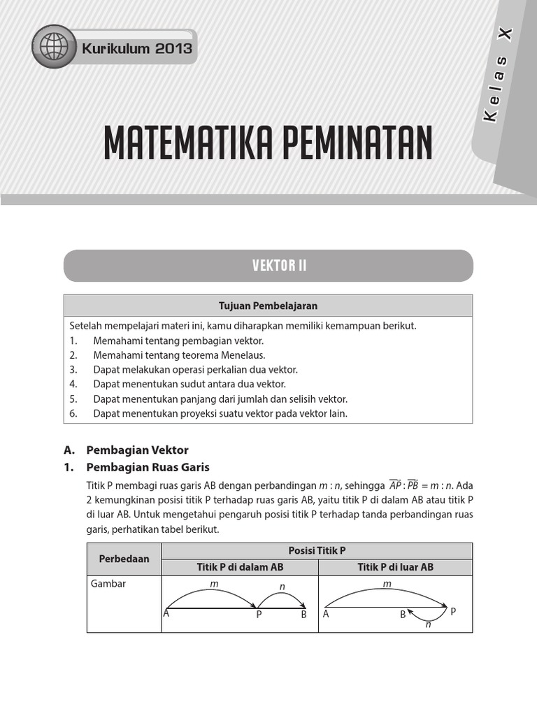 Materi Vektor untuk Kelas X | PDF