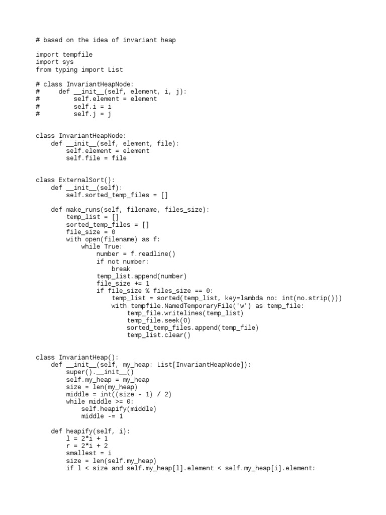 External Merge Sort Python Pdf Algorithms And Data Structures Computer Programming 3200