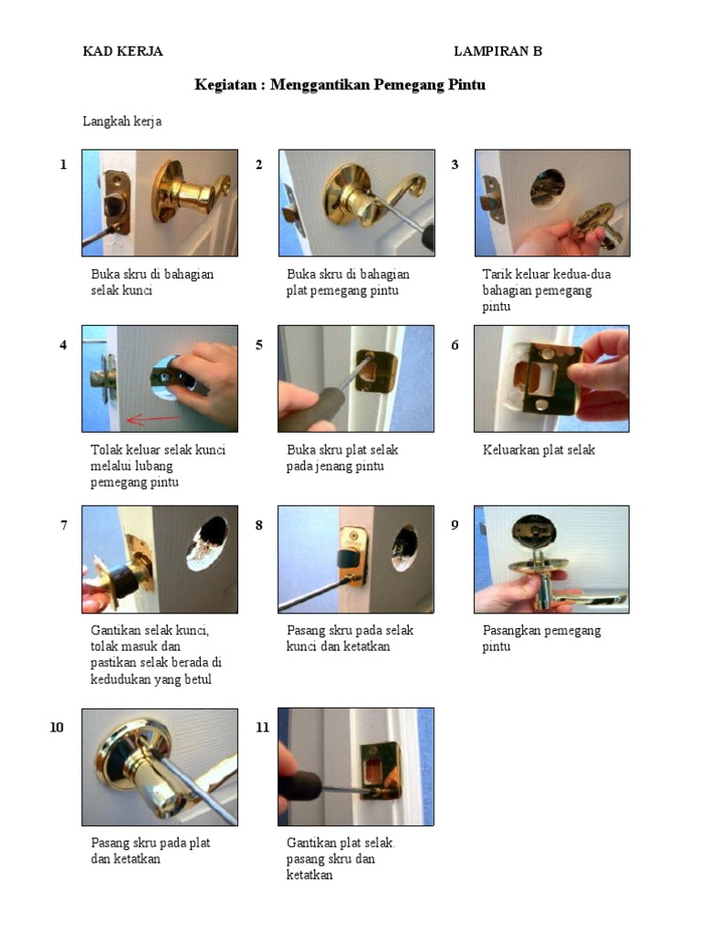 Membaiki Tombol Pintu | PDF