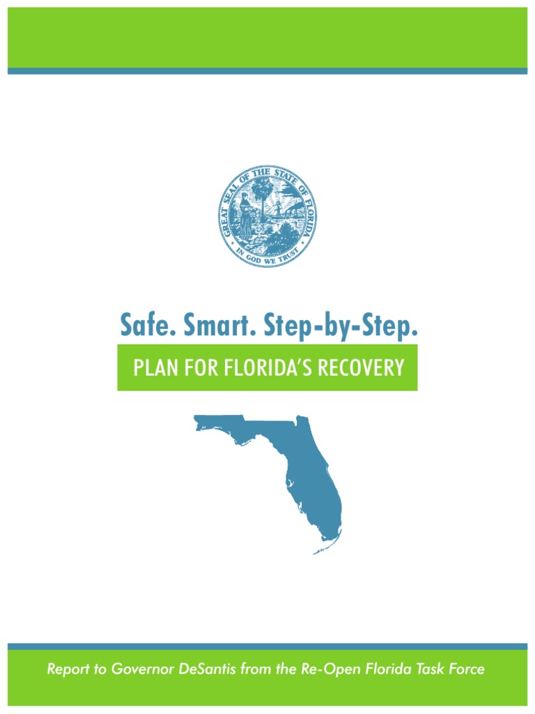 Safe. Smart. Step by Step. Plan To Reopen Florida | PDF | Nursing Home ...