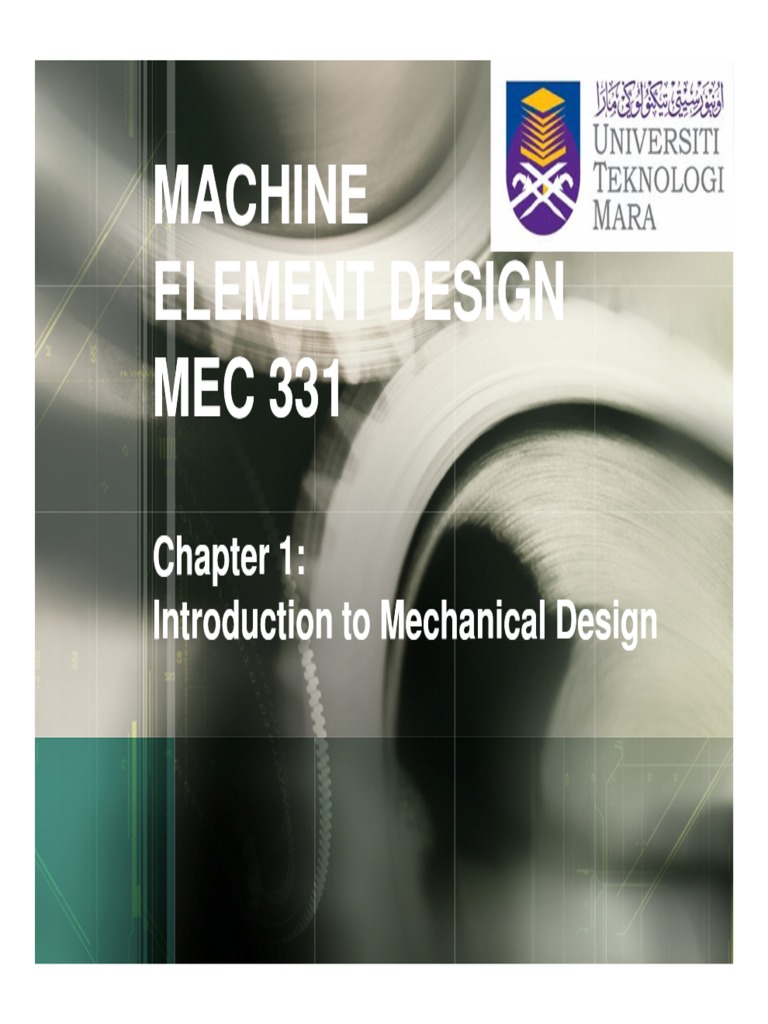 Introduction to Machine Element Design | PDF | Machines | Design