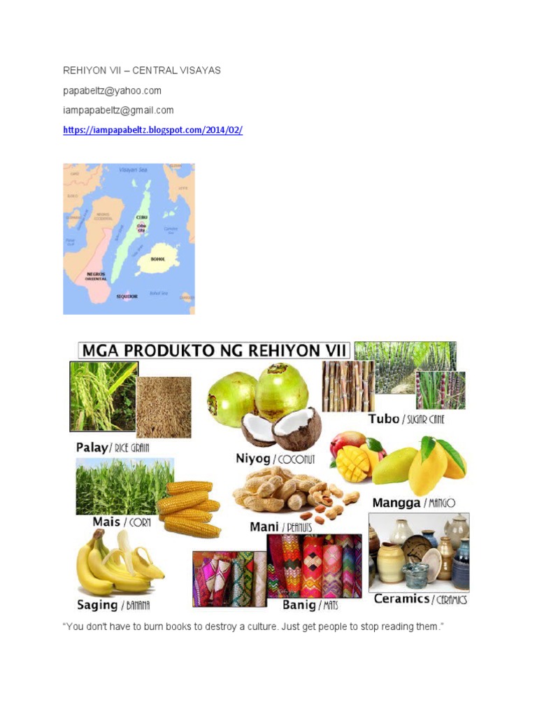 Rehiyon Vii | PDF