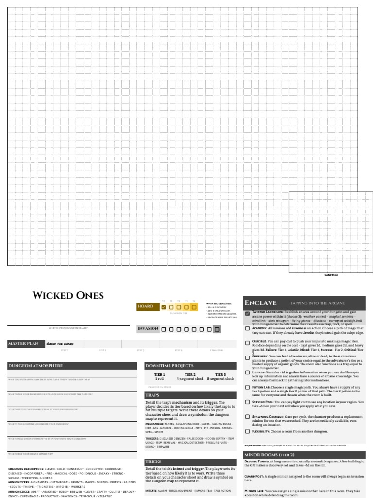 (0.2.2) Wicked Ones - Sheets | PDF | Leisure | Nature