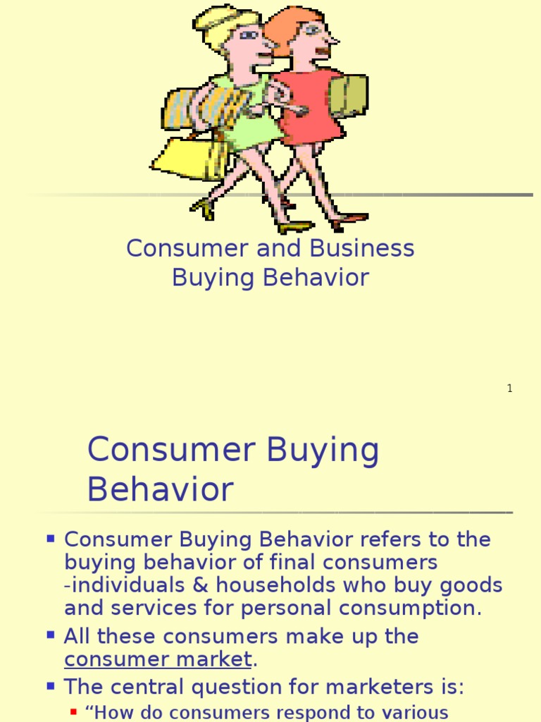 Understanding Consumer Buying Behavior | PDF | Consumer Behaviour ...