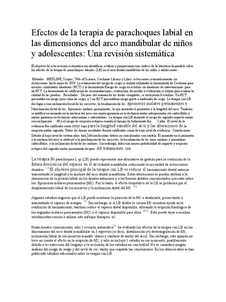 Lip Bumper | PDF | Parcialidad | Ensayo clínico