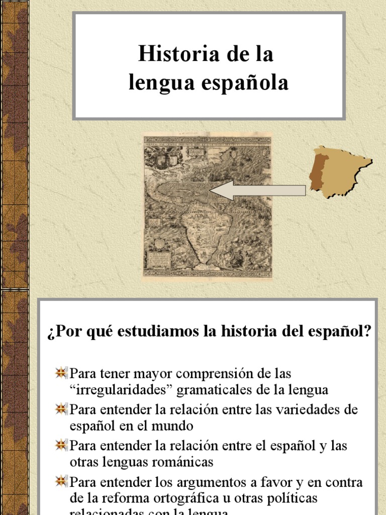 Historia de La Lengua Española | PDF | latín | Fonología