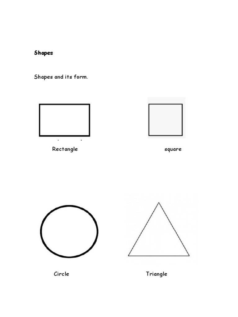 Introduction to Shapes, Numbers, and Counting | PDF