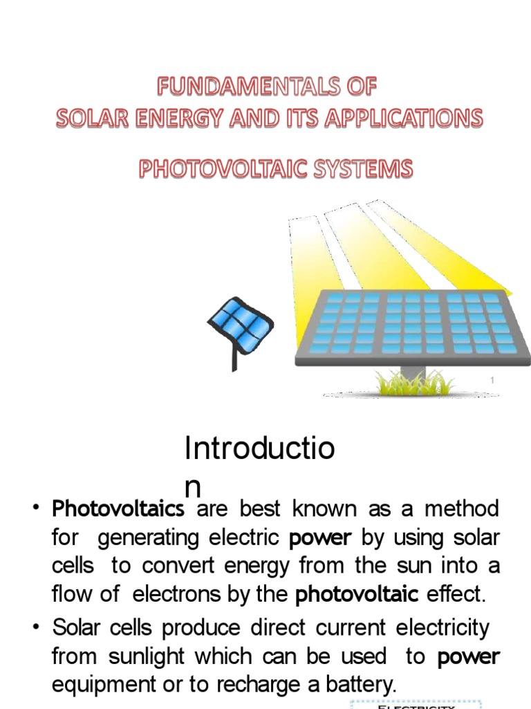 PHOTOVOLTAIC SYSTEMS-PV Systems | PDF | Photovoltaics | Solar Power