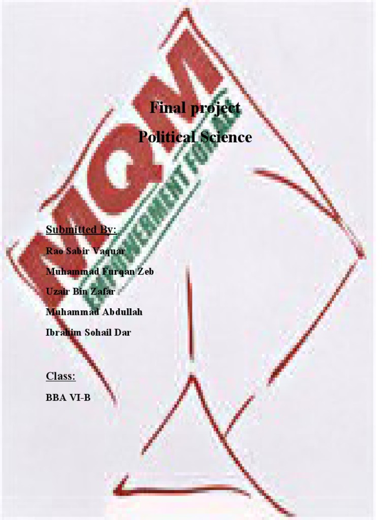 Final Project (Political Science) | PDF | Politics Of Pakistan | Pakistan